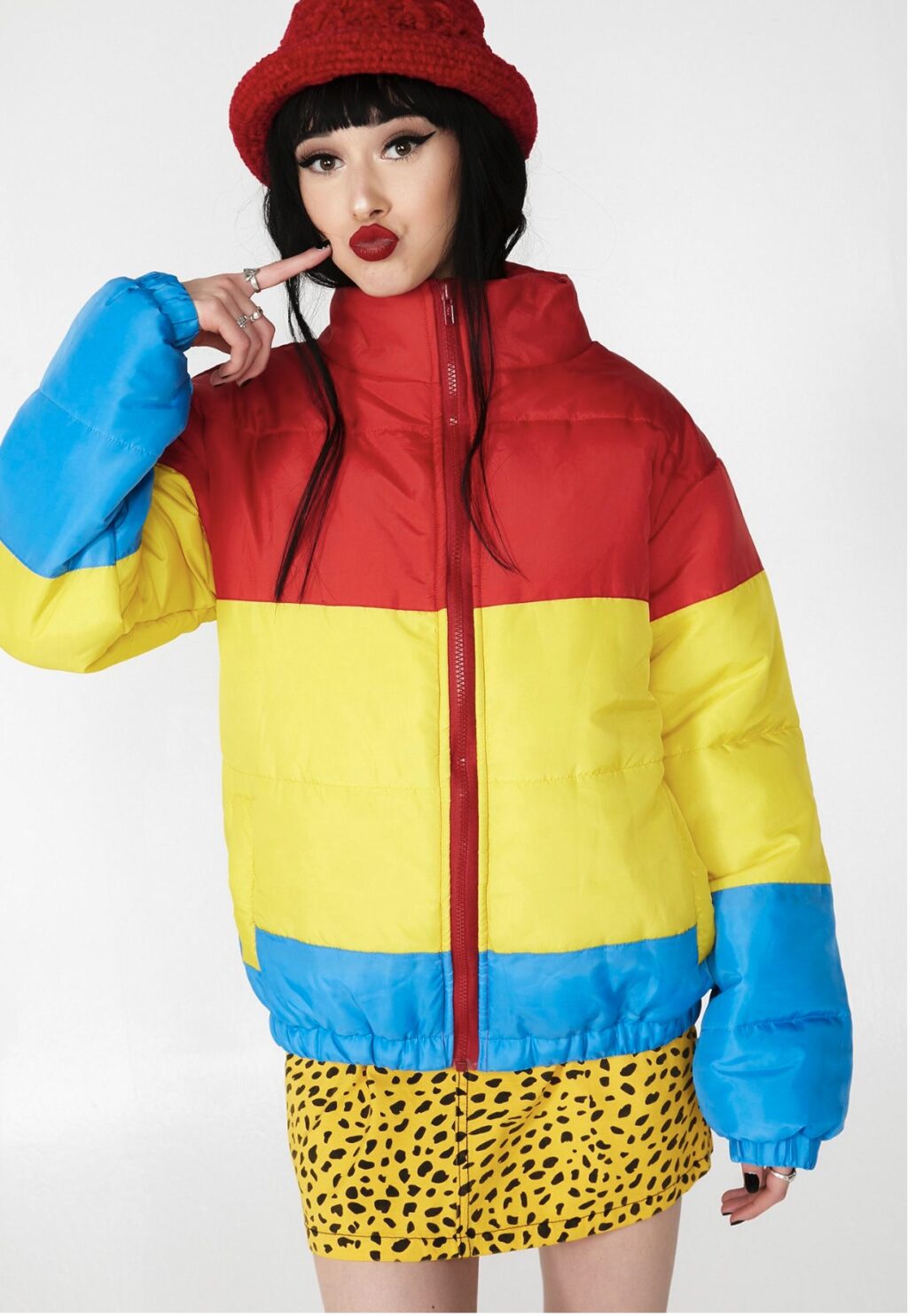 Valrie Rainbow Puffer Jacket – LA CHIC PICK