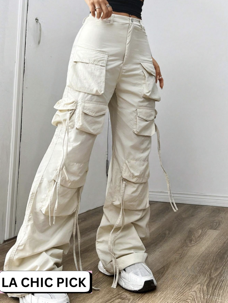 Limcy White Oversized Cargo Pants – LA CHIC PICK