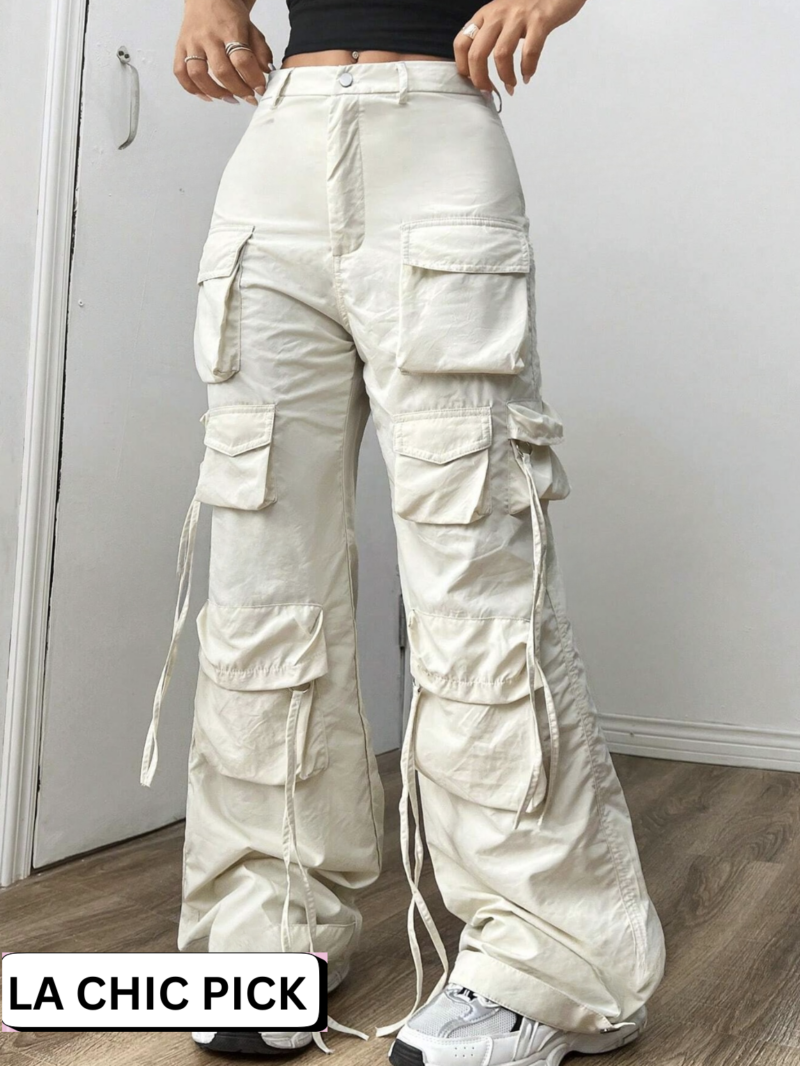 Limcy White Oversized Cargo Pants – LA CHIC PICK